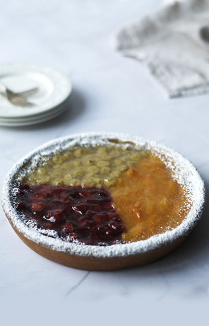 Bakkerij hermans. Open vlaai